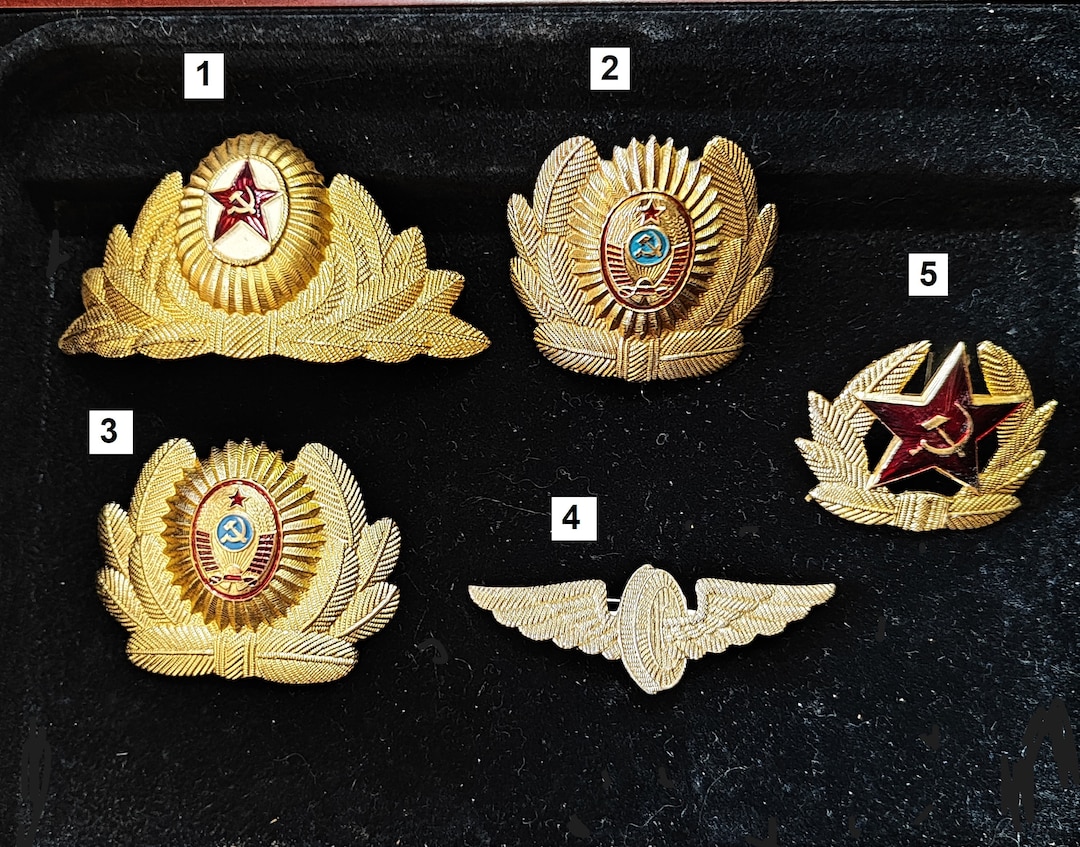 Soviet Cockades for Headdresses of the USSR. - Etsy