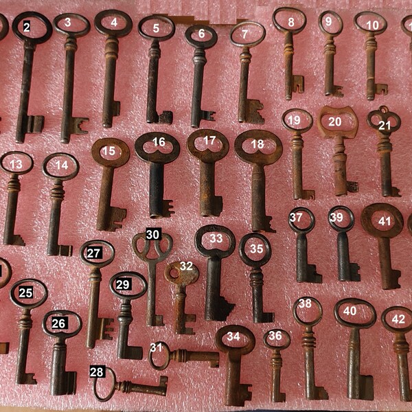 Iron Skeleton Keys - Etsy