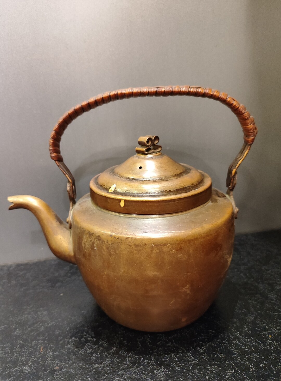 Vintage Copper Teapot - Etsy