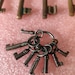 Original Vintage Rusty Iron Skeleton Keys From 1900 - Etsy