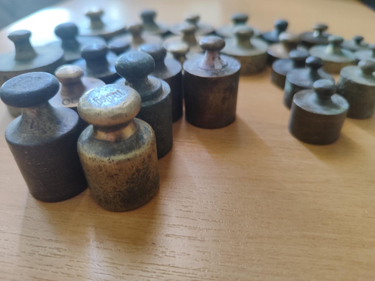 Antique Bronze Trade Apothecary Weights. - Etsy