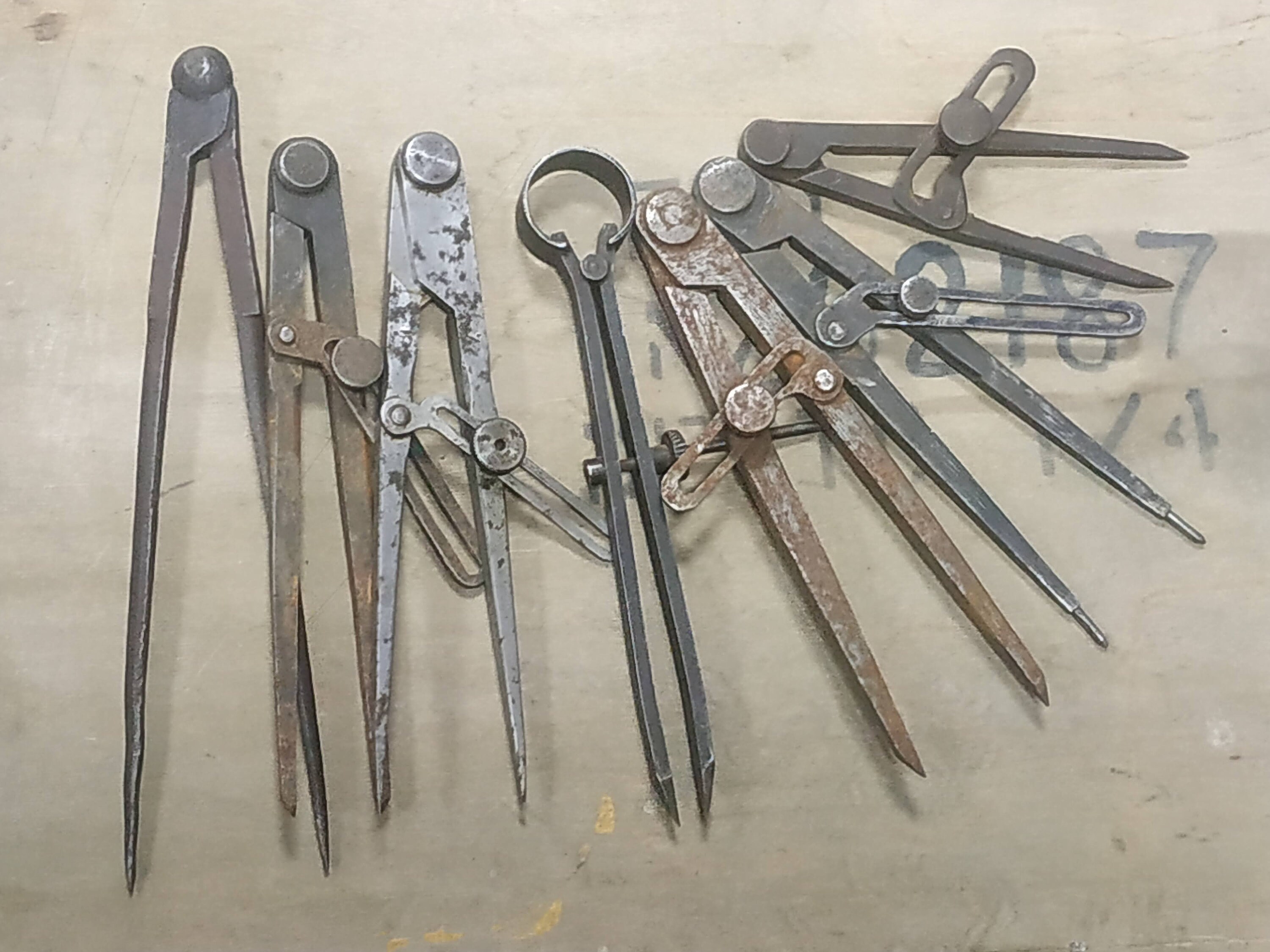 Vintage Compass Divider Caliper Machinist Tools | Etsy