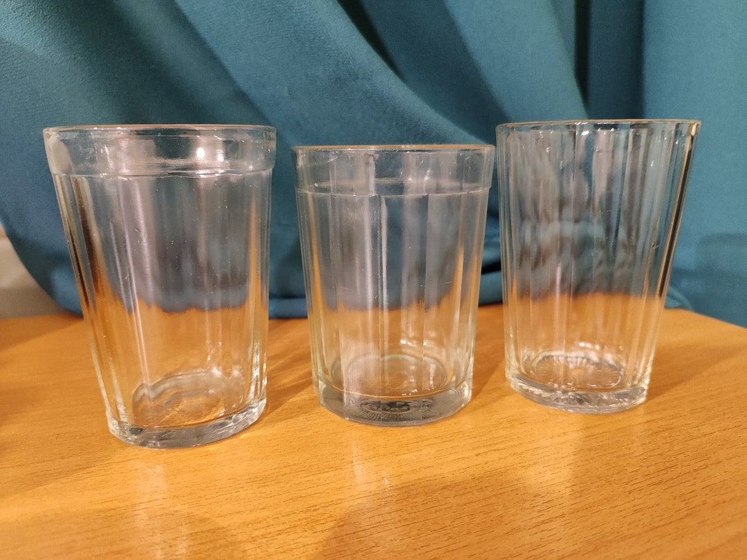 Vintage Faceted Russian USSR Drinking Glass. - Etsy