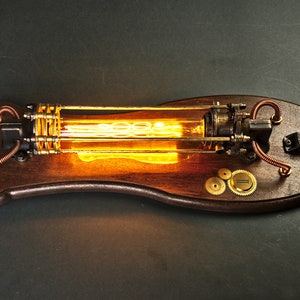Wall Steampunk Lamp With Edison Bulb, Rustic Home Decor. - Etsy