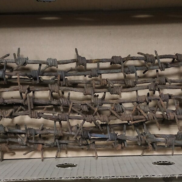 Rusty Barbed Wire - Etsy