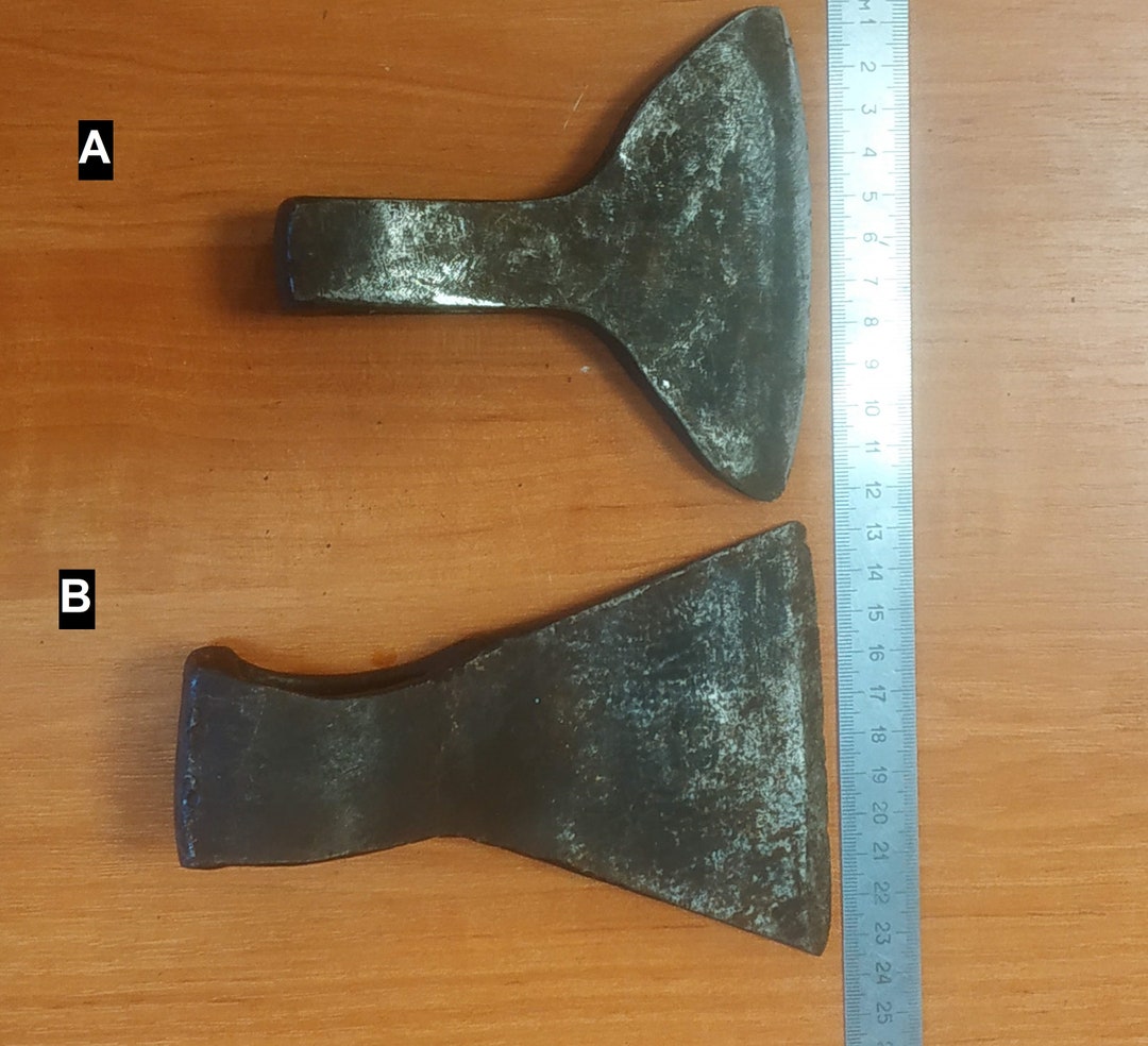 Vintage Hand Forged Rusty Axe Head - Etsy