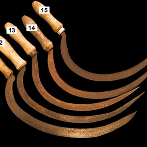 Vintage Primitive Hand Tool Sickle. - Etsy