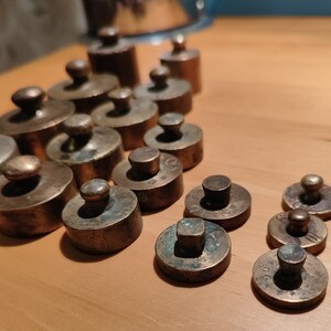 Antique Bronze Trade Apothecary Weights. - Etsy