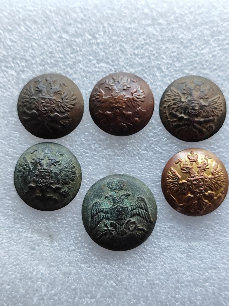 Military Buttons of Russian Empire - Etsy