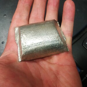 Tin Ingot - Tin Bullion Bar .9997 Sn Hand Poured - Etsy