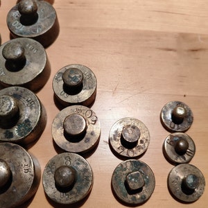 Antique Bronze Trade Apothecary Weights. - Etsy