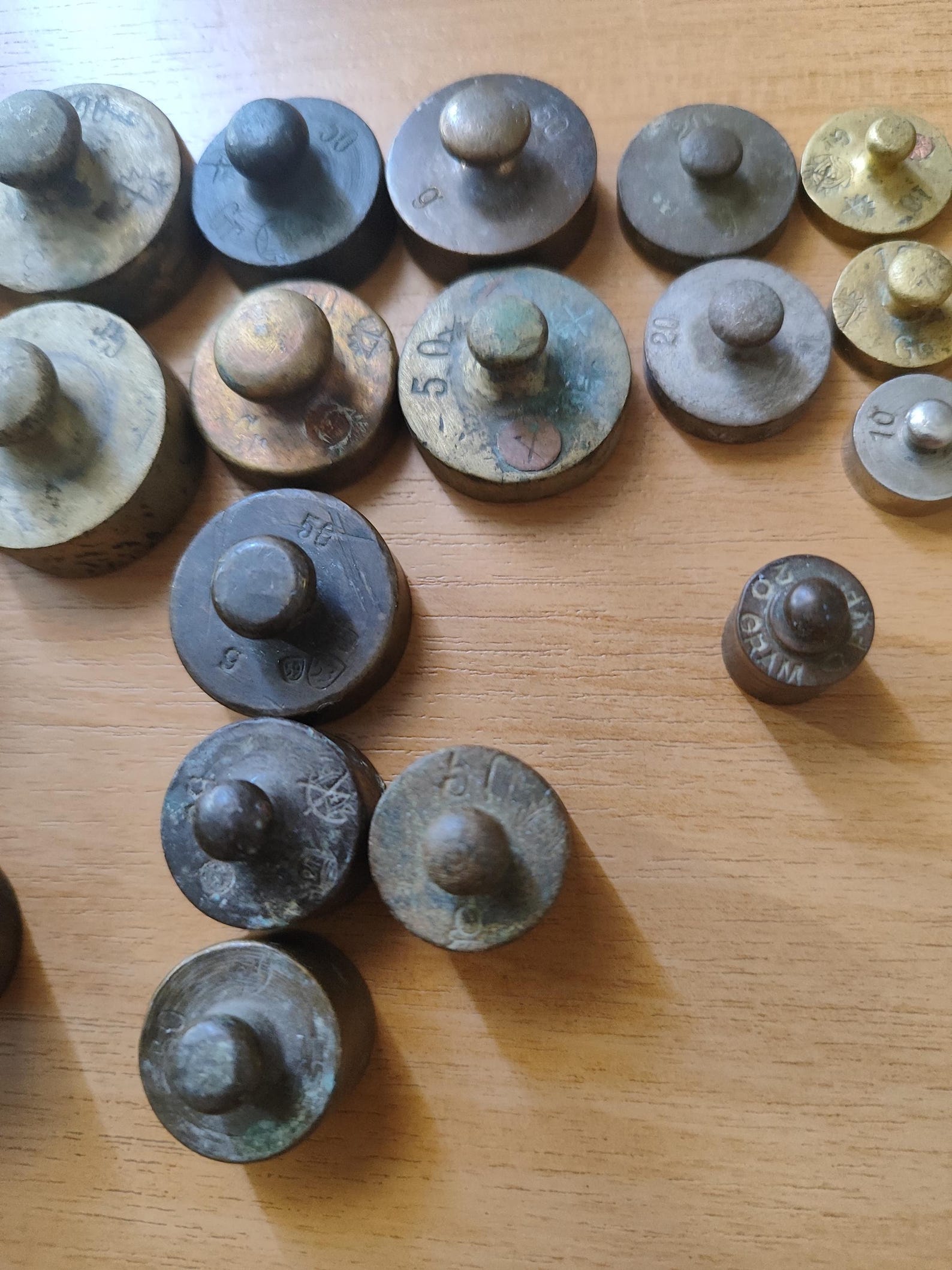 Antique Bronze Trade Apothecary Weights. - Etsy