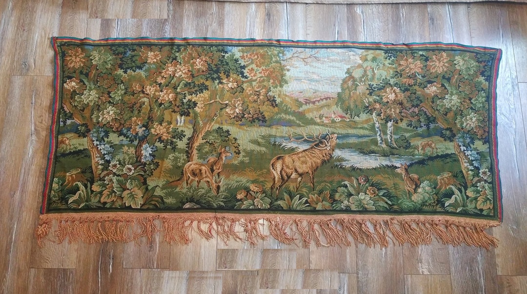 Vintage Wall Decor Gobelin, Wall Carpet. - Etsy