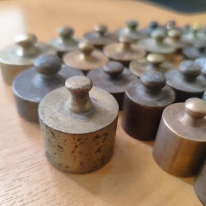 Antique Bronze Trade Apothecary Weights. - Etsy