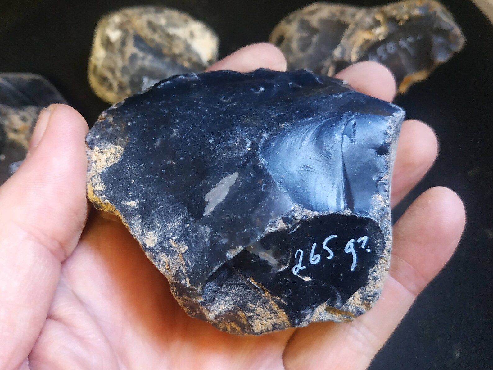 Black FLINT Stone Fire Stone. - Etsy