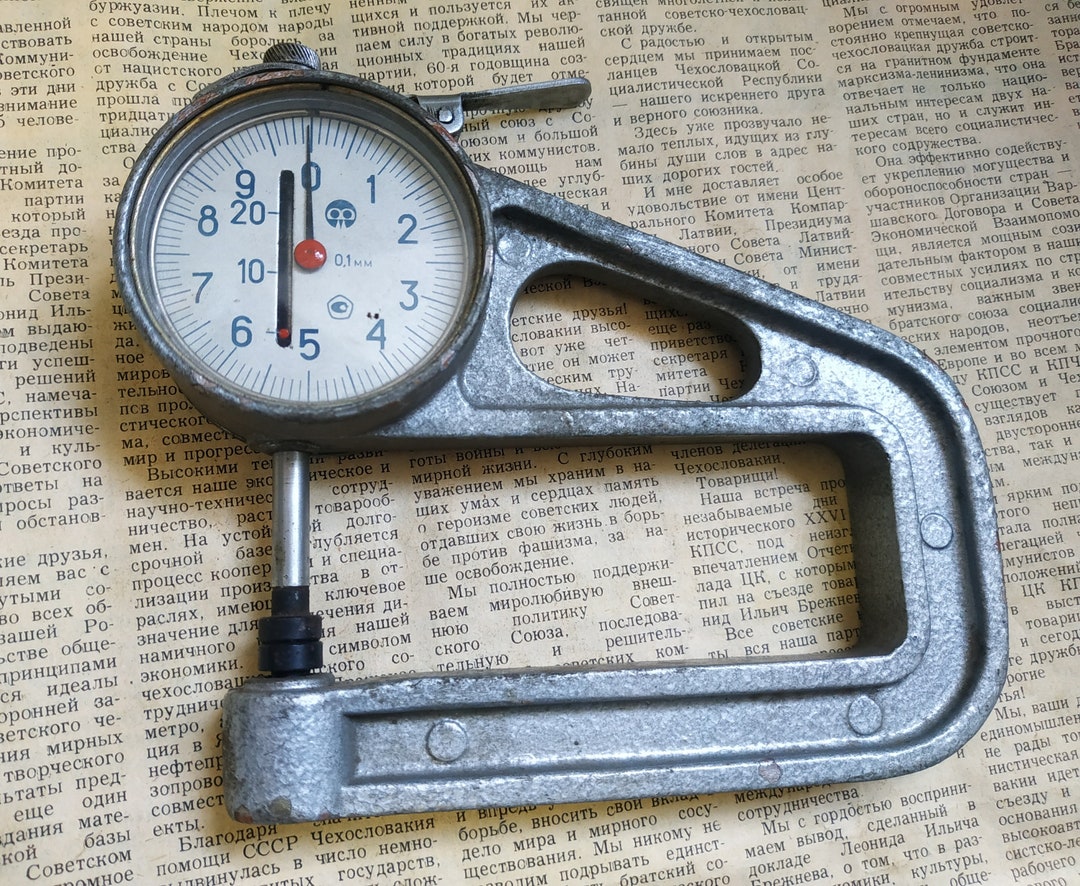 Vintage Micrometer in Good Condition Made in USSR - Etsy