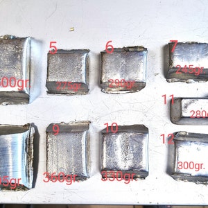 Tin Ingot - Tin Bullion Bar .9997 Sn Hand Poured - Etsy