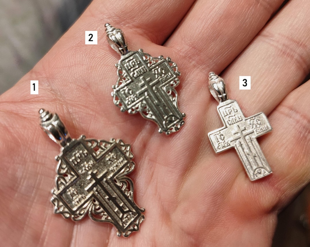 Silver Russian Old Believers Cross. - Etsy