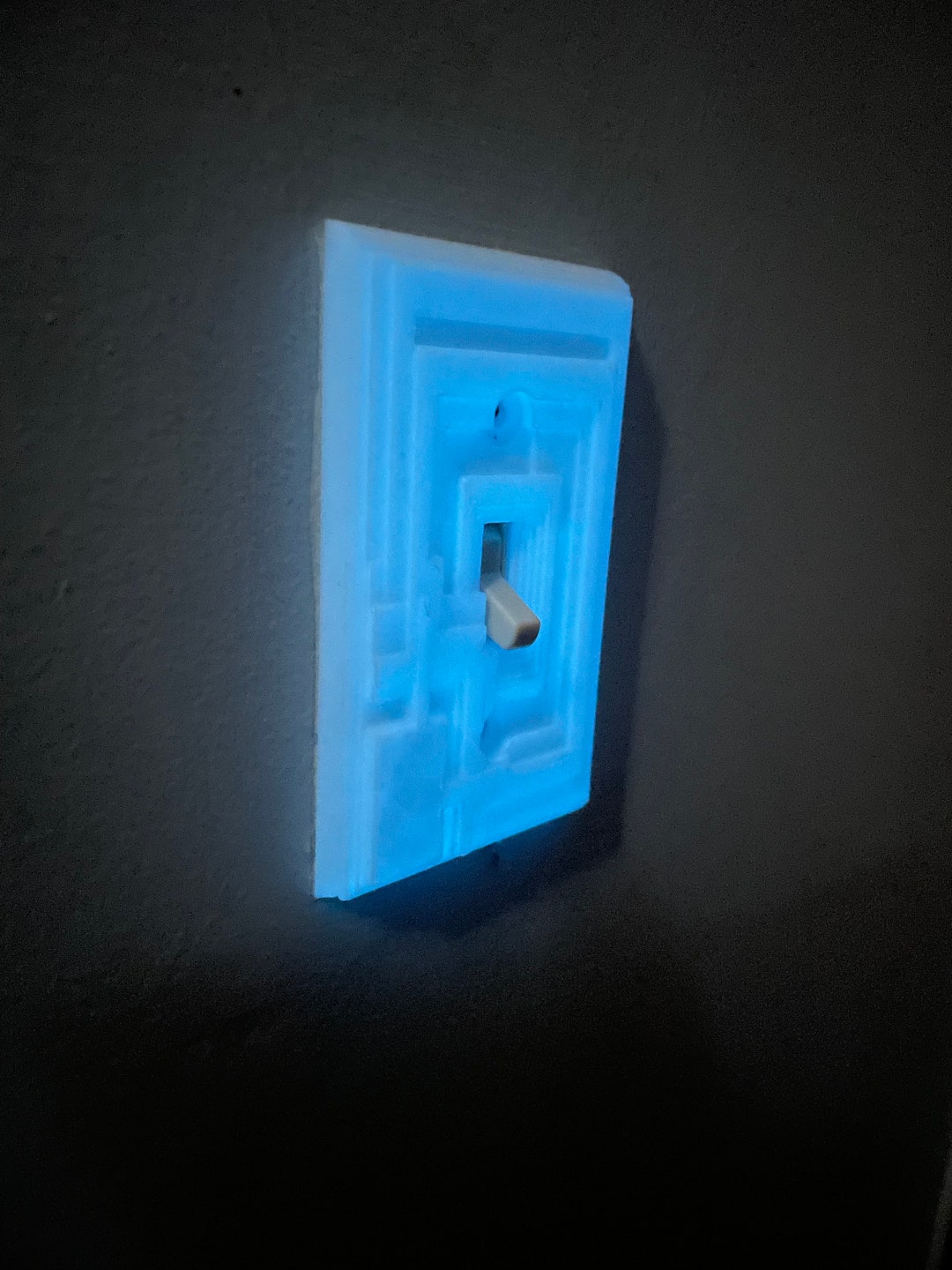 Blade Runner Light Switch Cover White Black Glow in the - Etsy