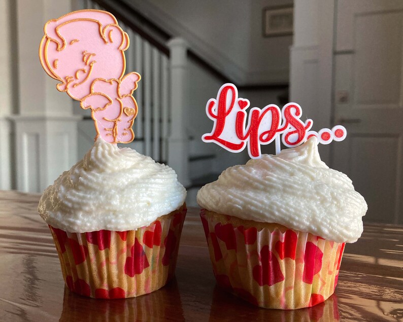 Cupid Cupcake Toppers School Valentines Day Cup Cakes - Etsy