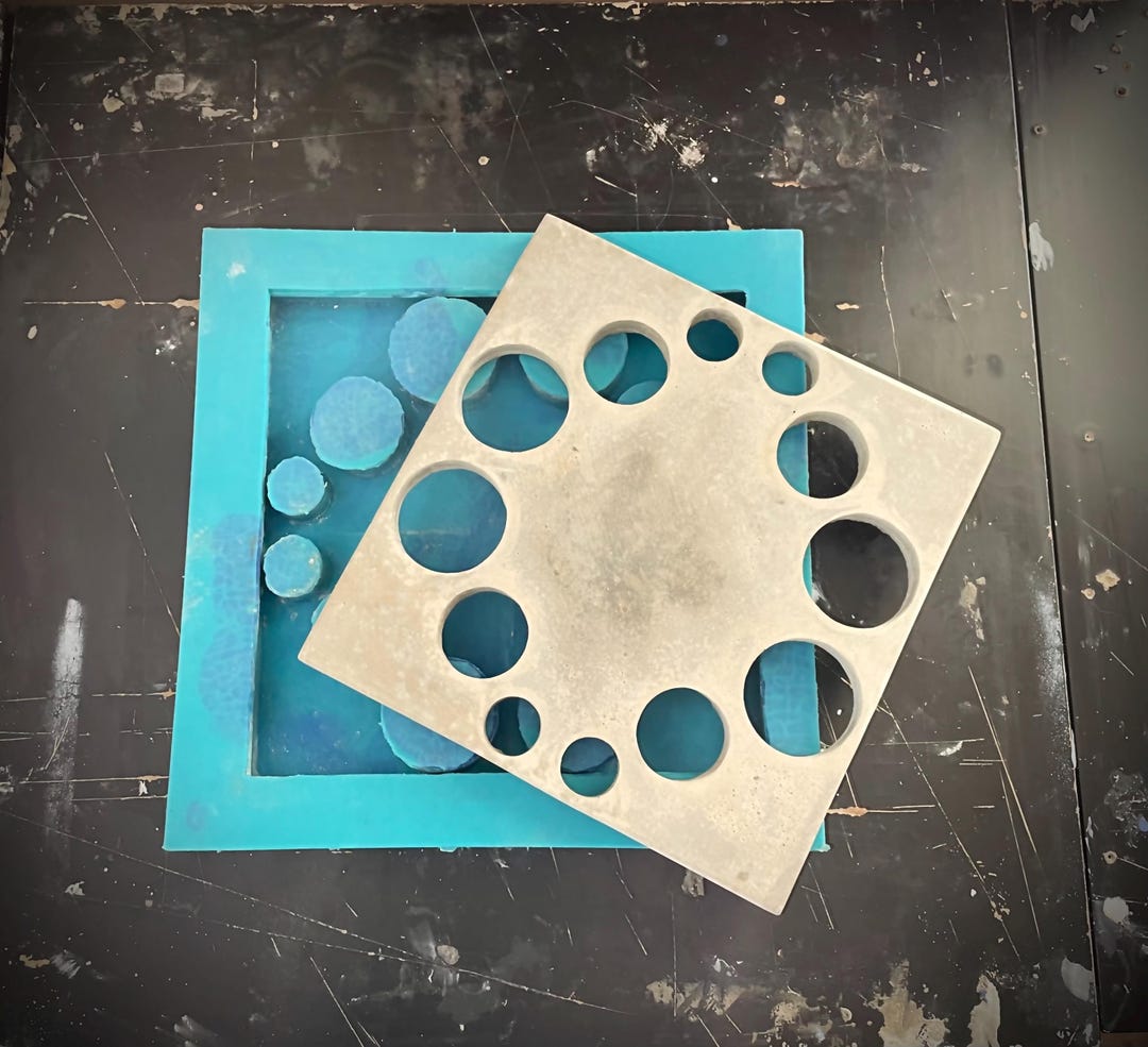 Infinity Breeze Block Silicone DIY Craft Mold: Food Safe Silicone, A Versatile Mold From Cement ...