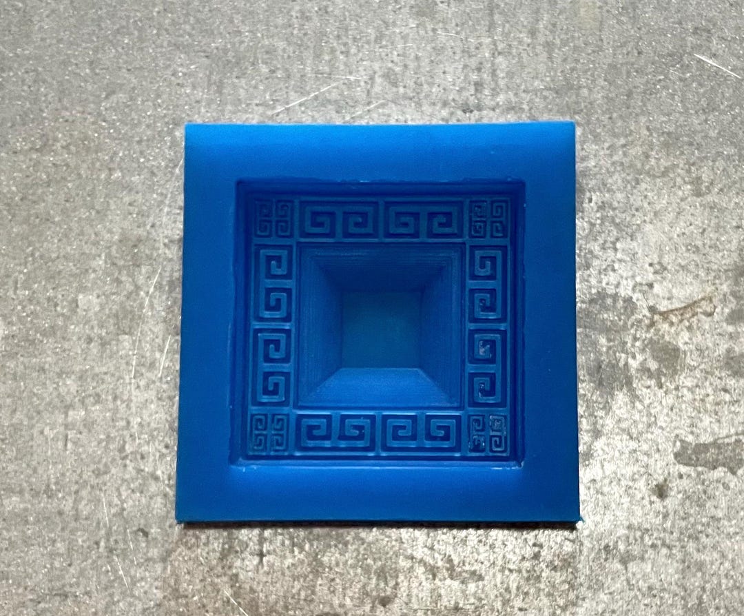 Greek Key Small Silicone Molds: the Possibilities Are Endless With This ...