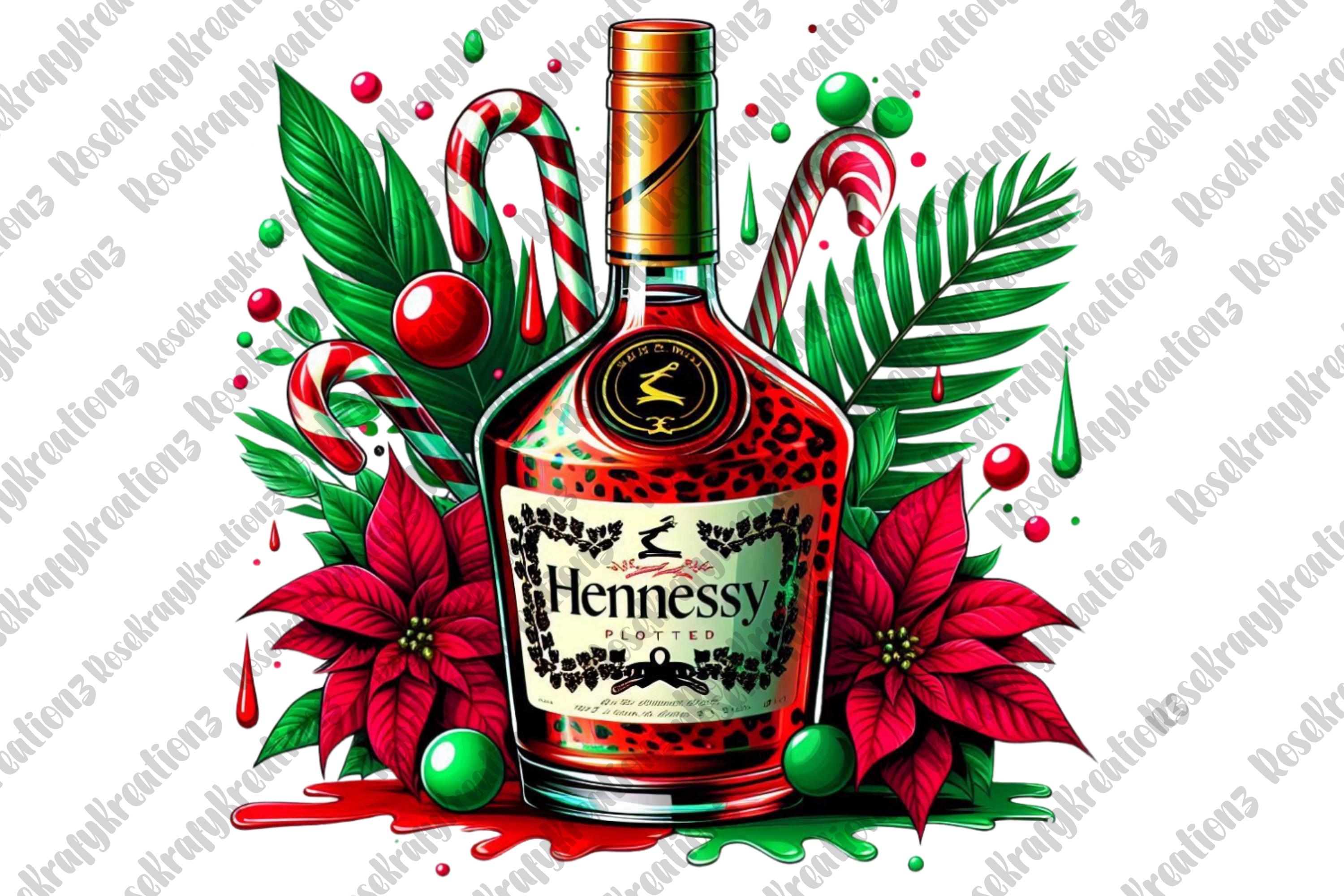Hennessy Holiday PNG Digital Art for Sublimation, Ornaments, and Crafts ...