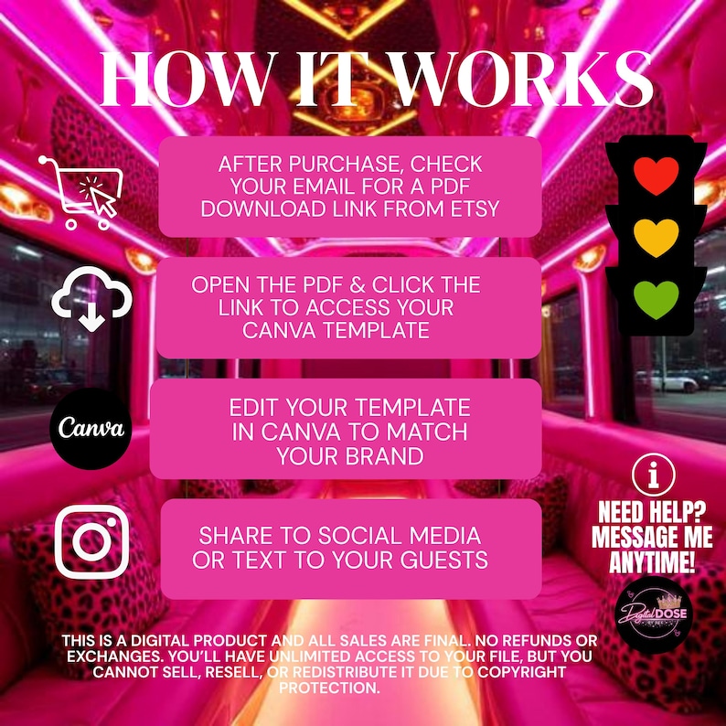 Pink Baddie Girls Trip Itinerary | Birthday Weekend Travel Invitation ...