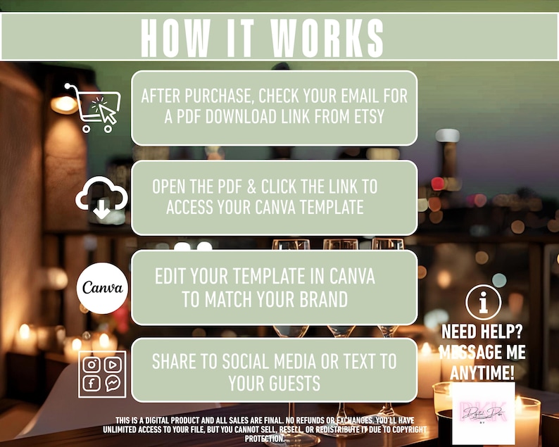 Luxury Girls Weekend Itinerary Flyer Editable Digital Travel Schedule ...