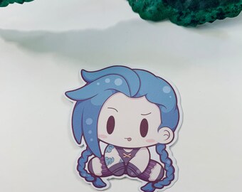 Jinx Chibi Sticker - Etsy