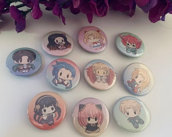 Fandom Buttons - Etsy