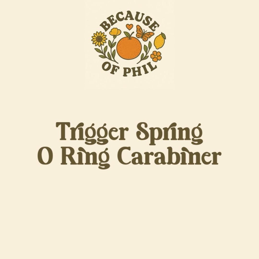 Trigger Spring O Ring Carabiner Add On - Etsy