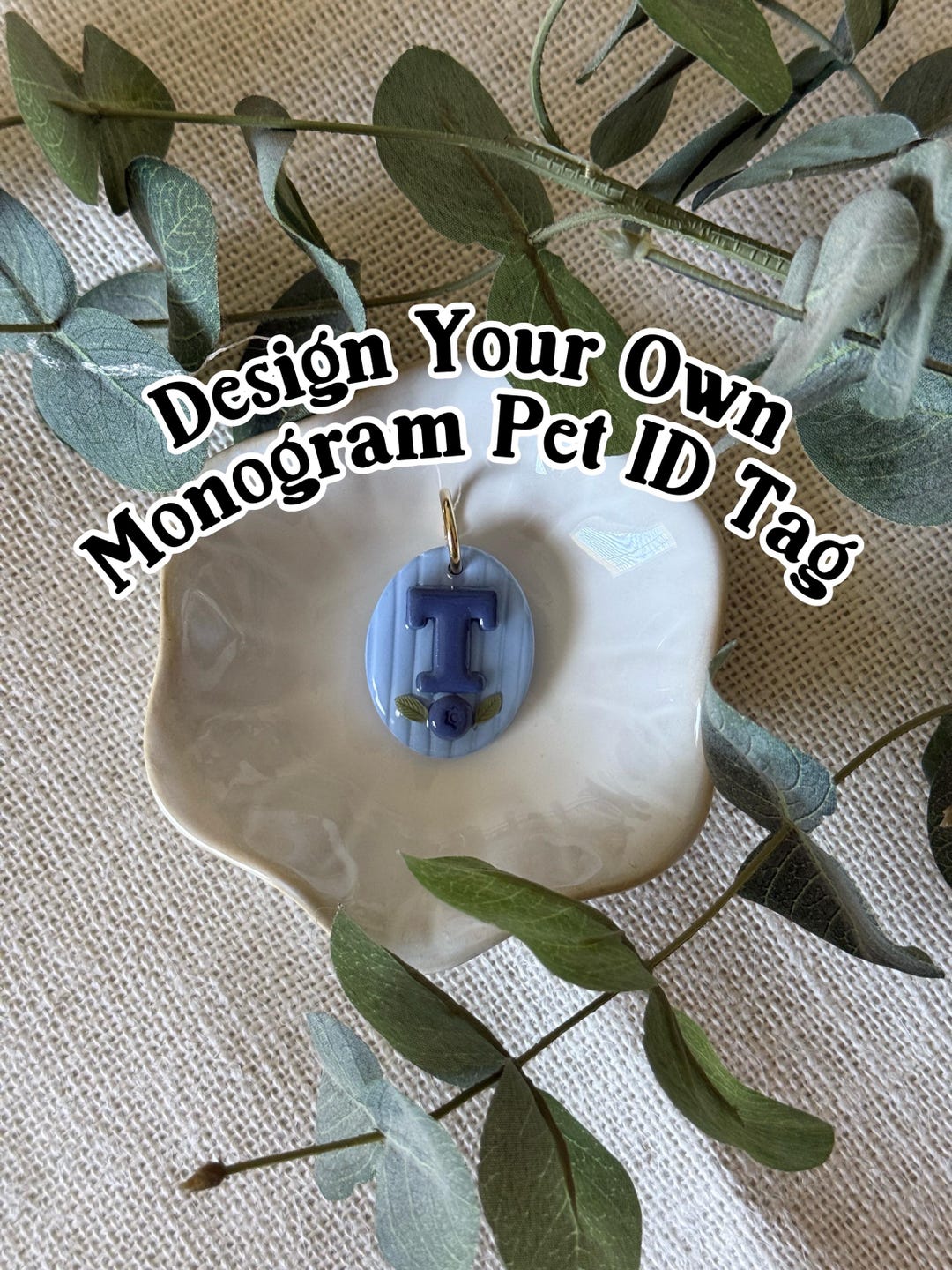 The MONOGRAM Pet ID Tag - Etsy
