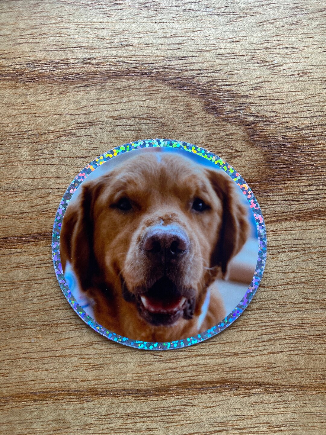 Happy Phil Glitter Sticker - Etsy