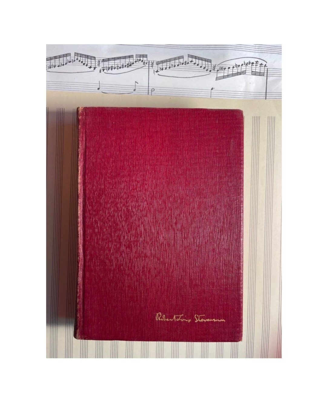 Gorgeous Comprehensive Works of Robert Louis Stevenson With Rich Red ...