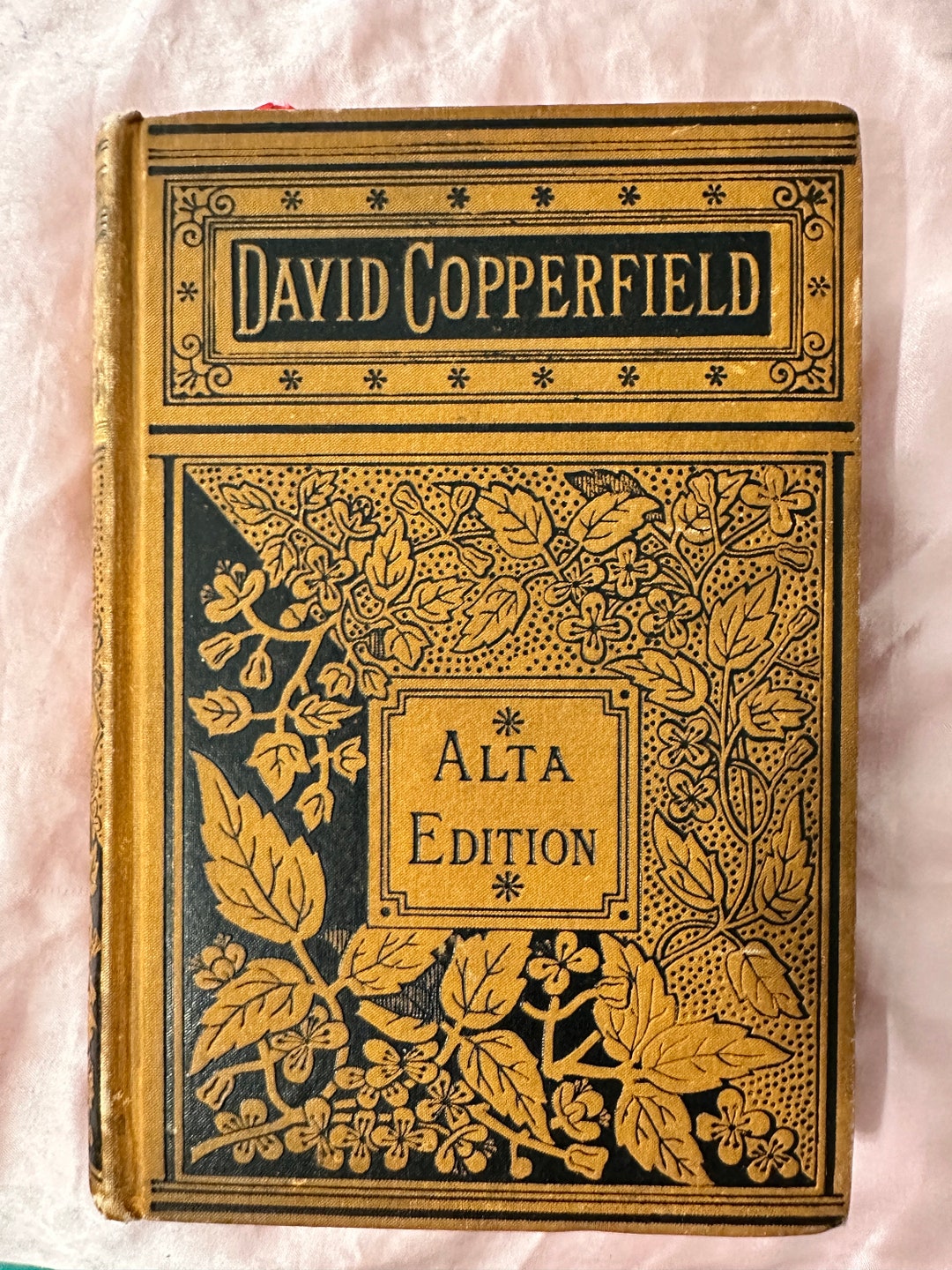 Glorious Rich Yellow Alta Edition of David Copperfield by Charles ...