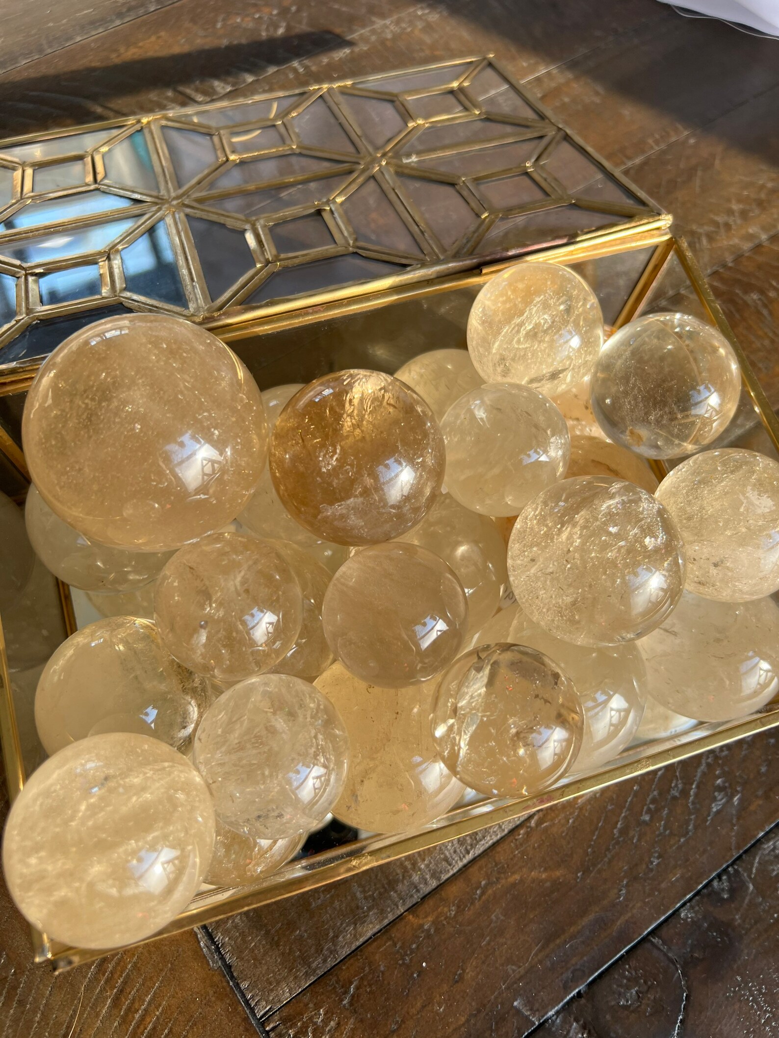 Natural Brazilian Citrine Spheres - Etsy