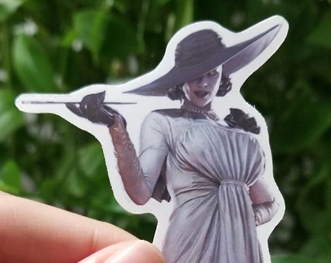 Lady Dimitrescu Sticker, RE8 Decal, Tall Vampire Lady - Etsy