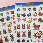 Stardew Valley Stickers, Sticker Sheet, sticker, Stardew Valley ...