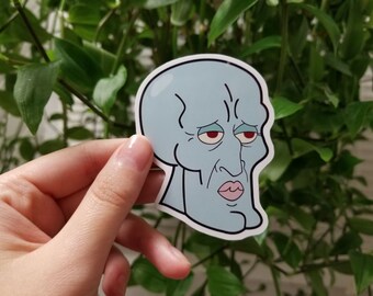 Squidward Sticker - Etsy