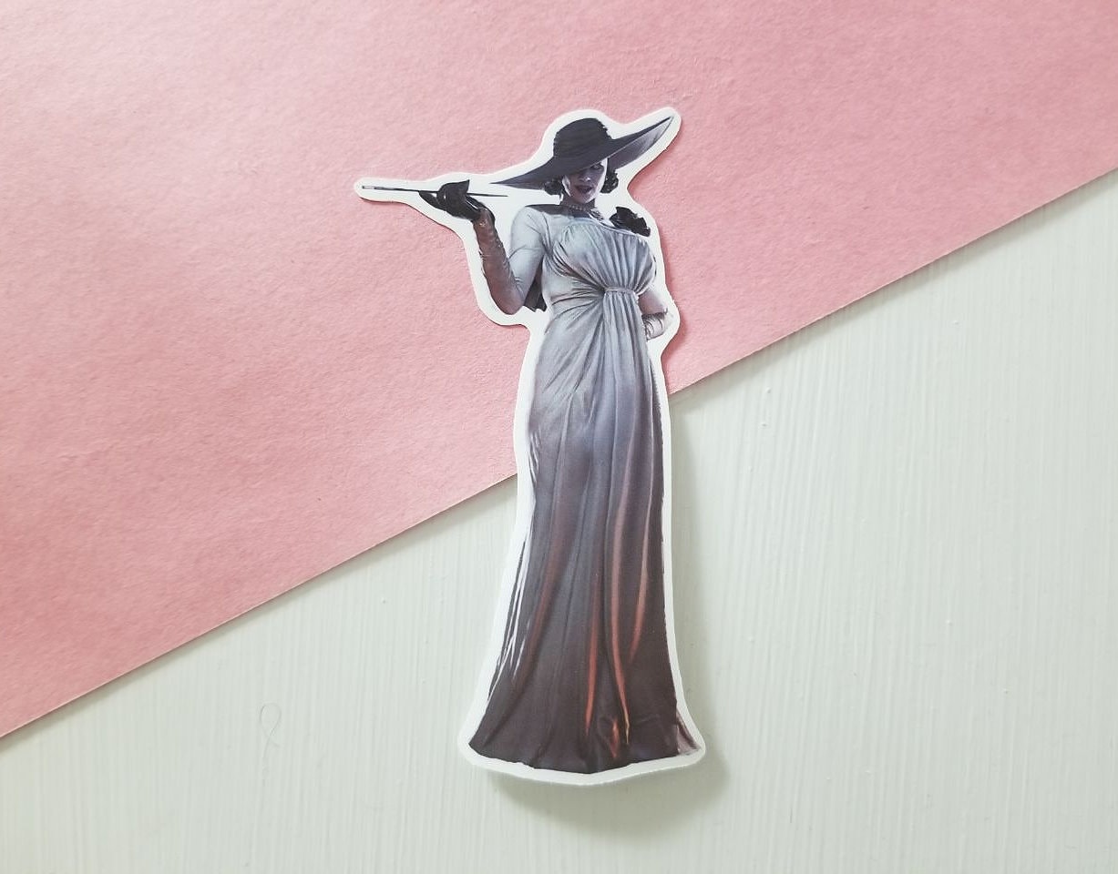 Lady Dimitrescu Sticker RE8 Decal Tall Vampire Lady | Etsy