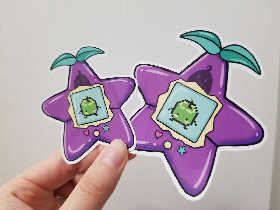 Stardew Valley Junimo Tamagotchi Sticker, Stardrop Decal - Etsy