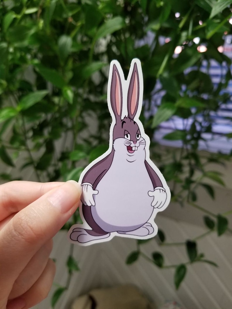 Big Chungus and Lola Chungus Sticker Lola and Bugs Bunny Meme - Etsy