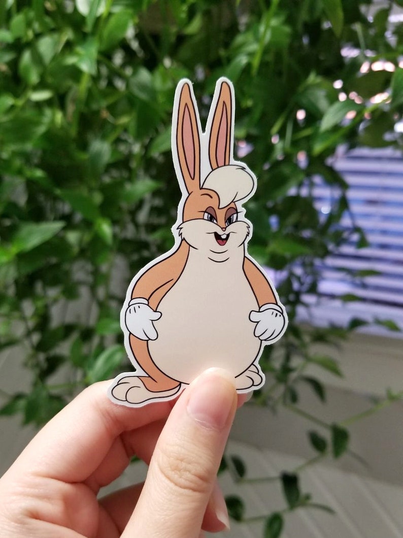 Big Chungus and Lola Chungus Sticker Lola and Bugs Bunny Meme - Etsy