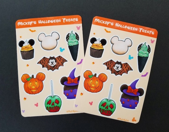 DISNEY HALLOWEEN STICKERS Mickey's Not so Scary Disney - Etsy