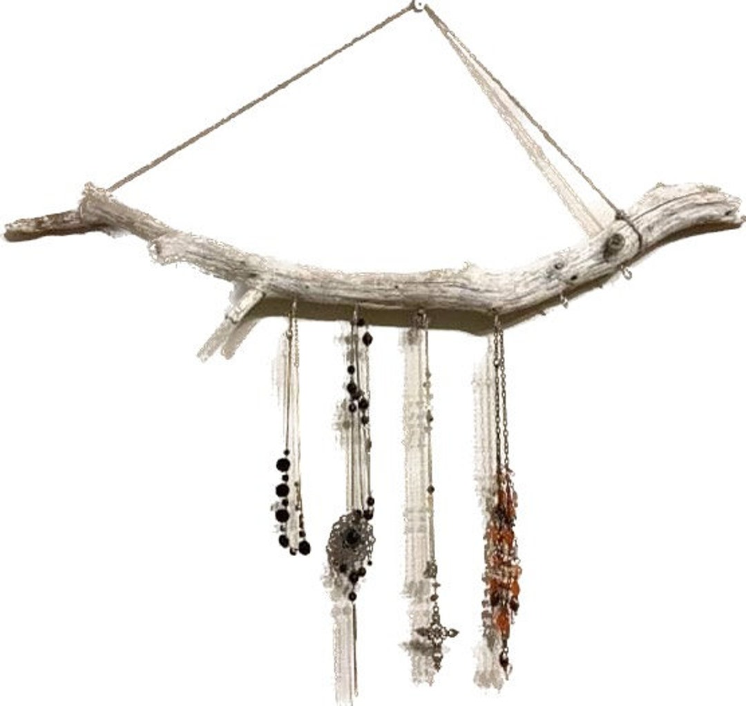 Driftwood Hanger, Beach Themed Towel Rack, Handmade Hanger, Jewelry ...