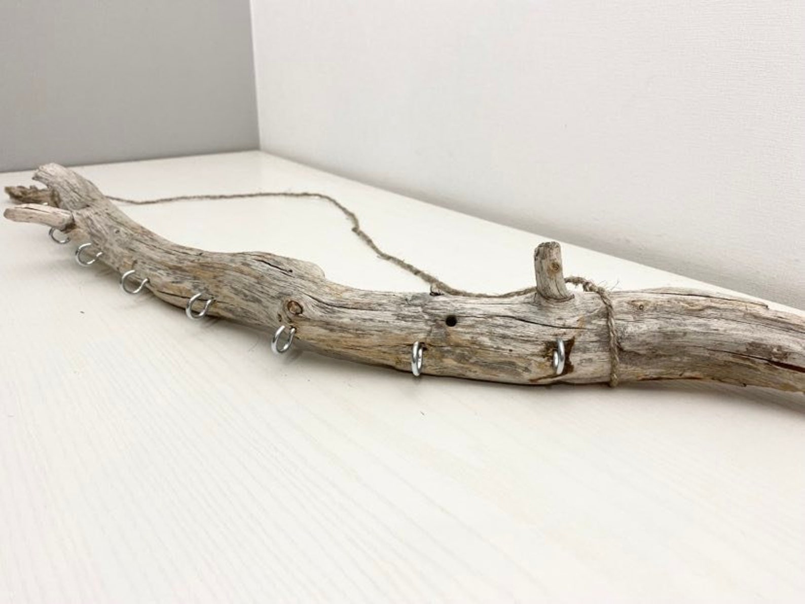 Driftwood Hanger, Beach Themed Towel Rack, Handmade Hanger, Jewelry ...