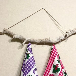 Driftwood Hanger, Beach Themed Towel Rack, Handmade Hanger, Jewelry ...