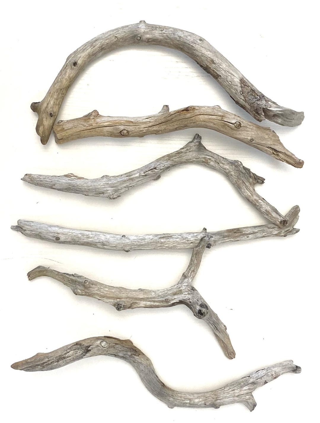 Gray Driftwood Branches, 9.8-12.5'' Rustic Coastal Decor - Etsy