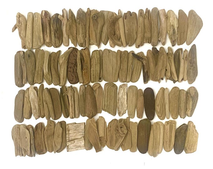 100 Small Driftwood and Twigs, Fillers for Vases, Driftwood for Mirror ...